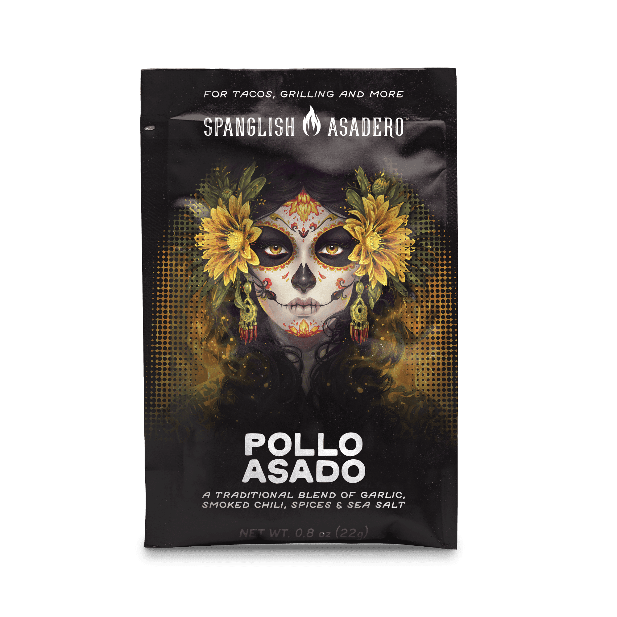 Spanglish Asadero Pollo Asado Seasoning 0.8 oz (Pack of 4) - Walmart.com