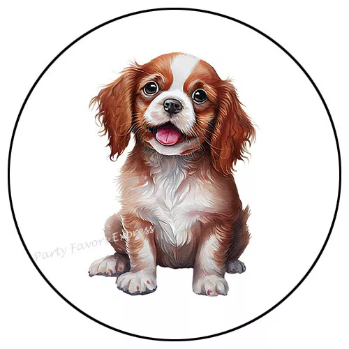 Spaniel Puppy Dog Sticker Party Favors Sticker Envelope Seals Labels ...