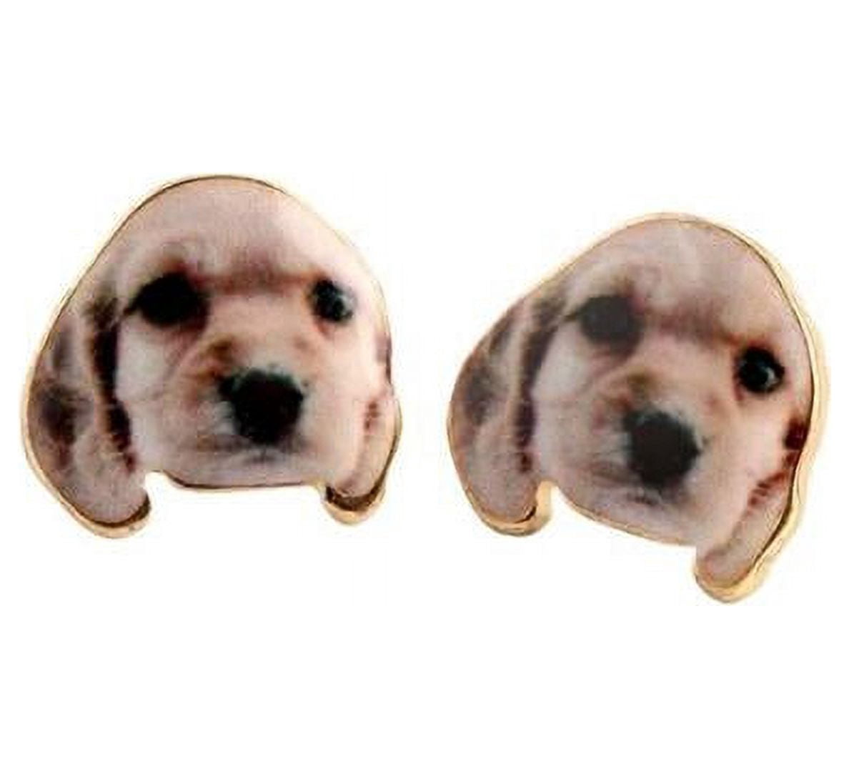 Spaniel Puppy Dog Stud Earrings for Women Ginger Lyne Collection ...