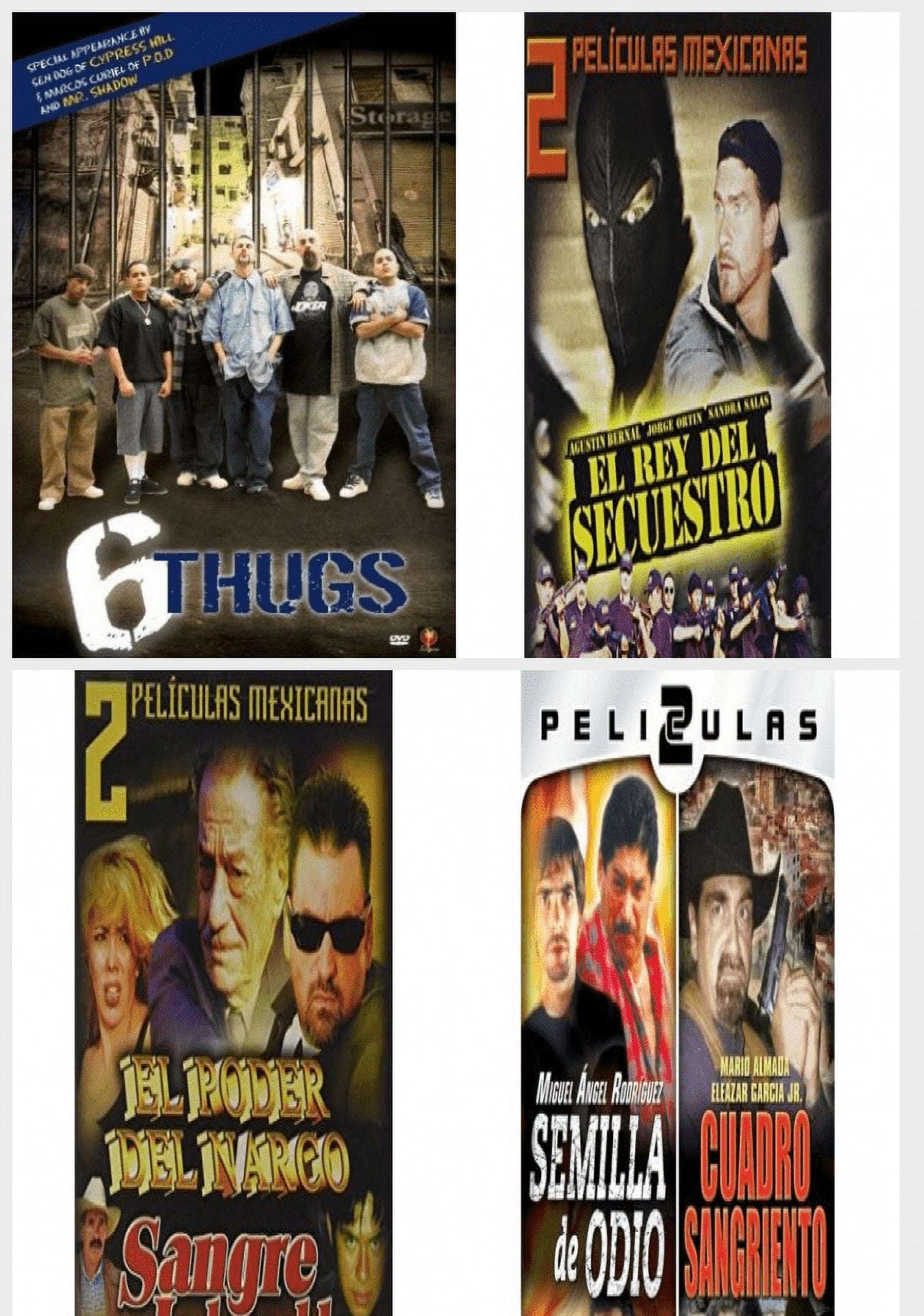Spanish 4 Pack DVD Bundle: El Padrino - The Latin Godfather, Los ...
