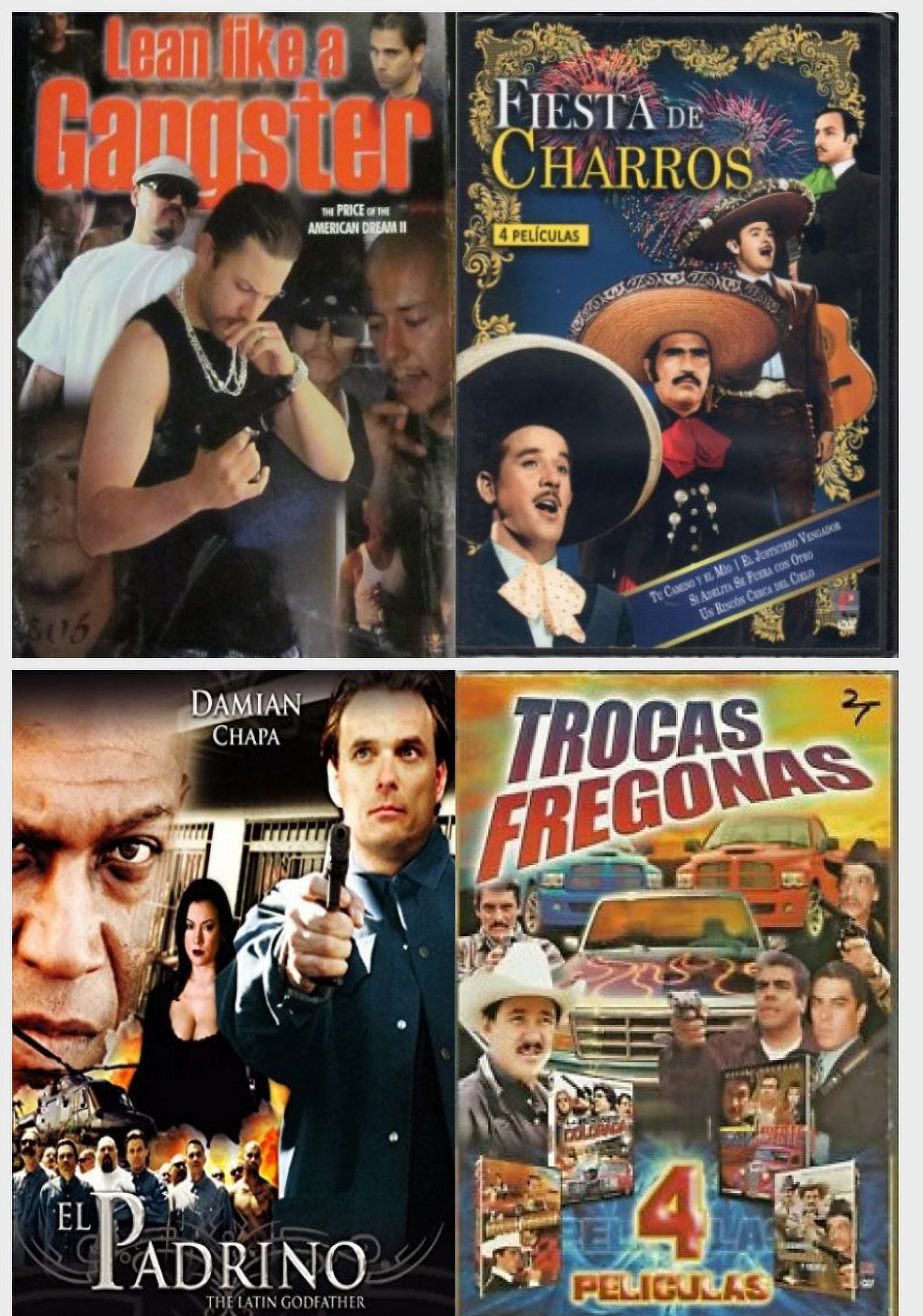 Spanish 4 Pack DVD Bundle: Lean Like a Gangster - The Price of the ...