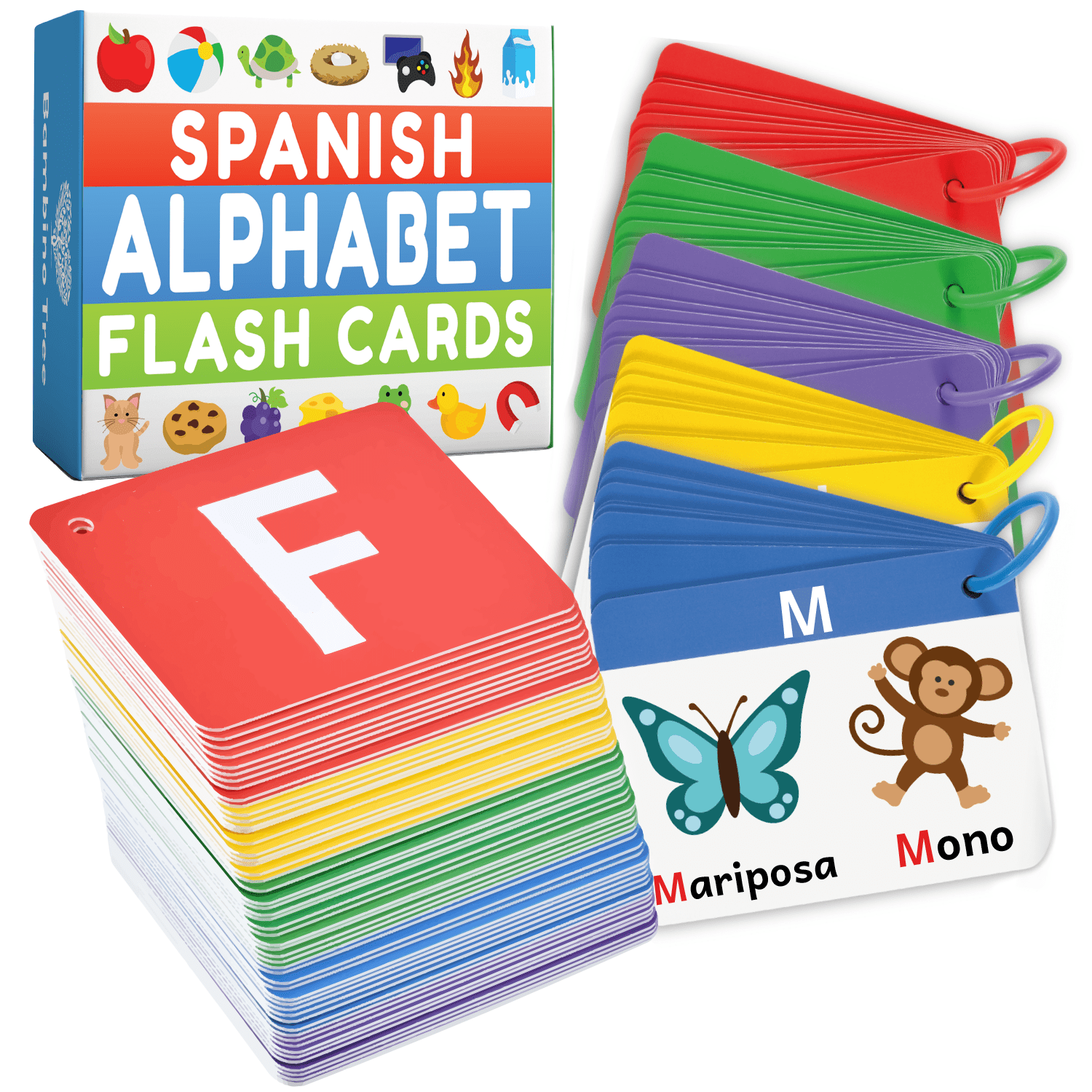 Spanish Alphabet Flash Cards - Walmart.com