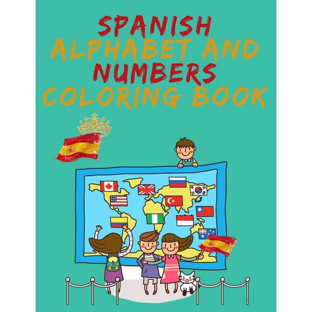 Spanish Alphabet and Numbers Coloring Book.Stunning Educational Book ...