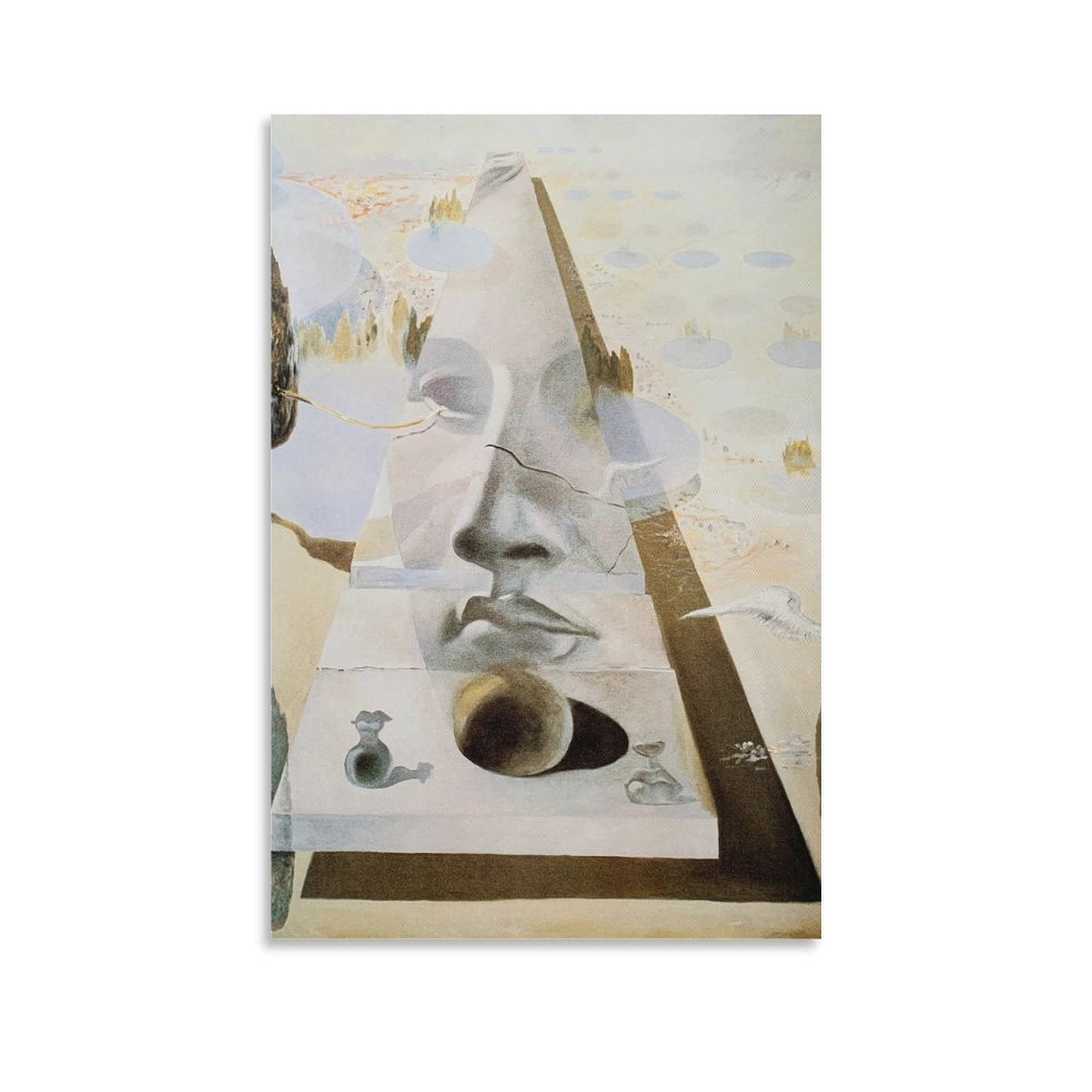 Spanish Artist Salvador Dalí Apparition of The Face of Aphrodite Poster ...