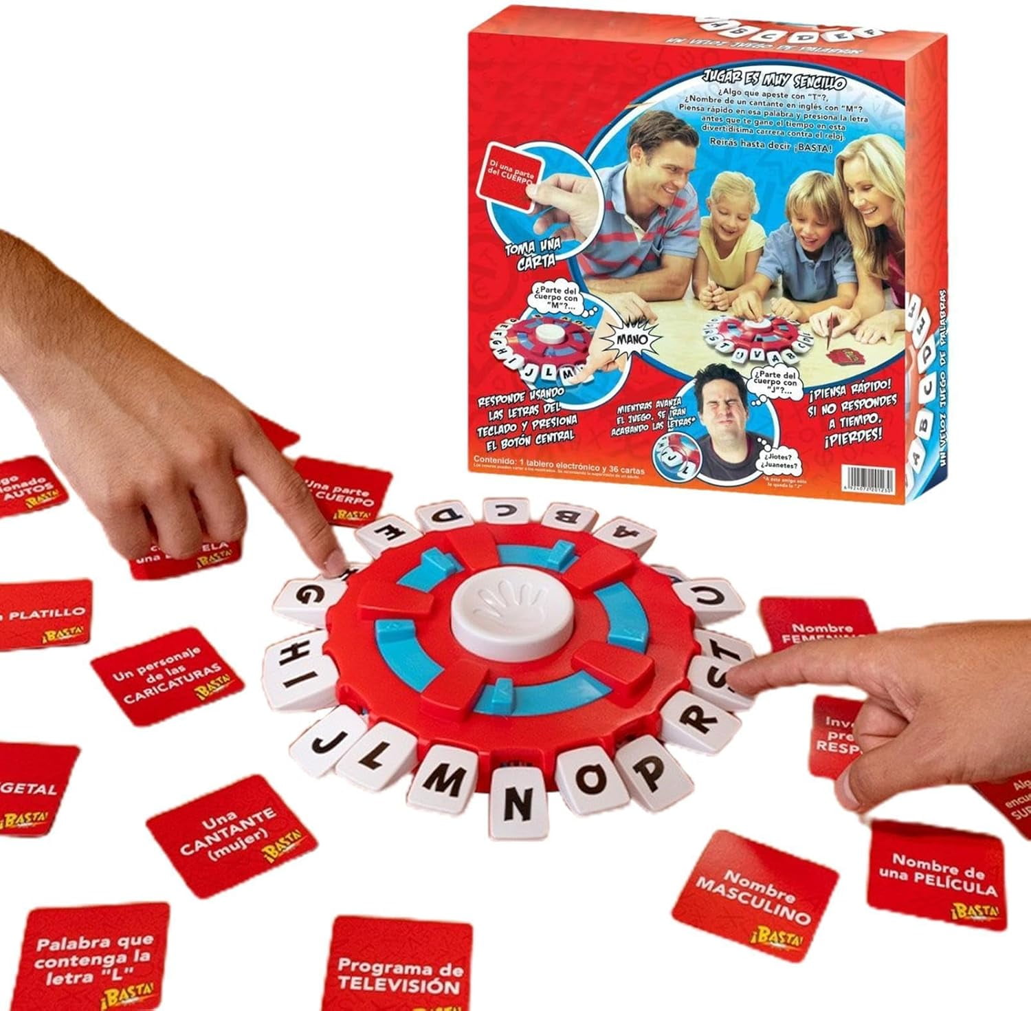 Spanish Board Game Basta Juego De Mesa Español, Fast-Paced, Interactive Learning Toy - Walmart.com