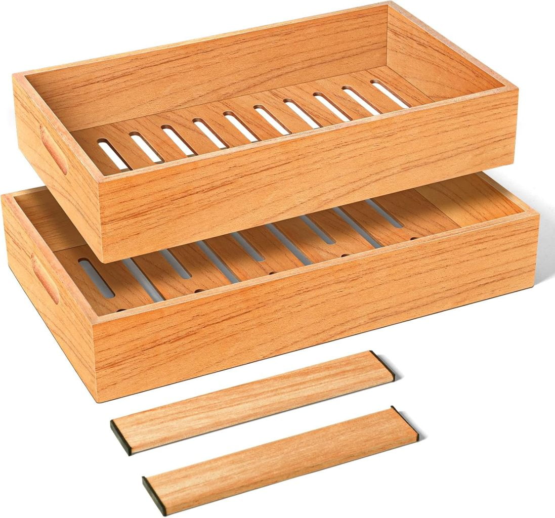 Spanish Cedar Cigar Tray,Adjustable Cedar Wood Dividers, Special ...