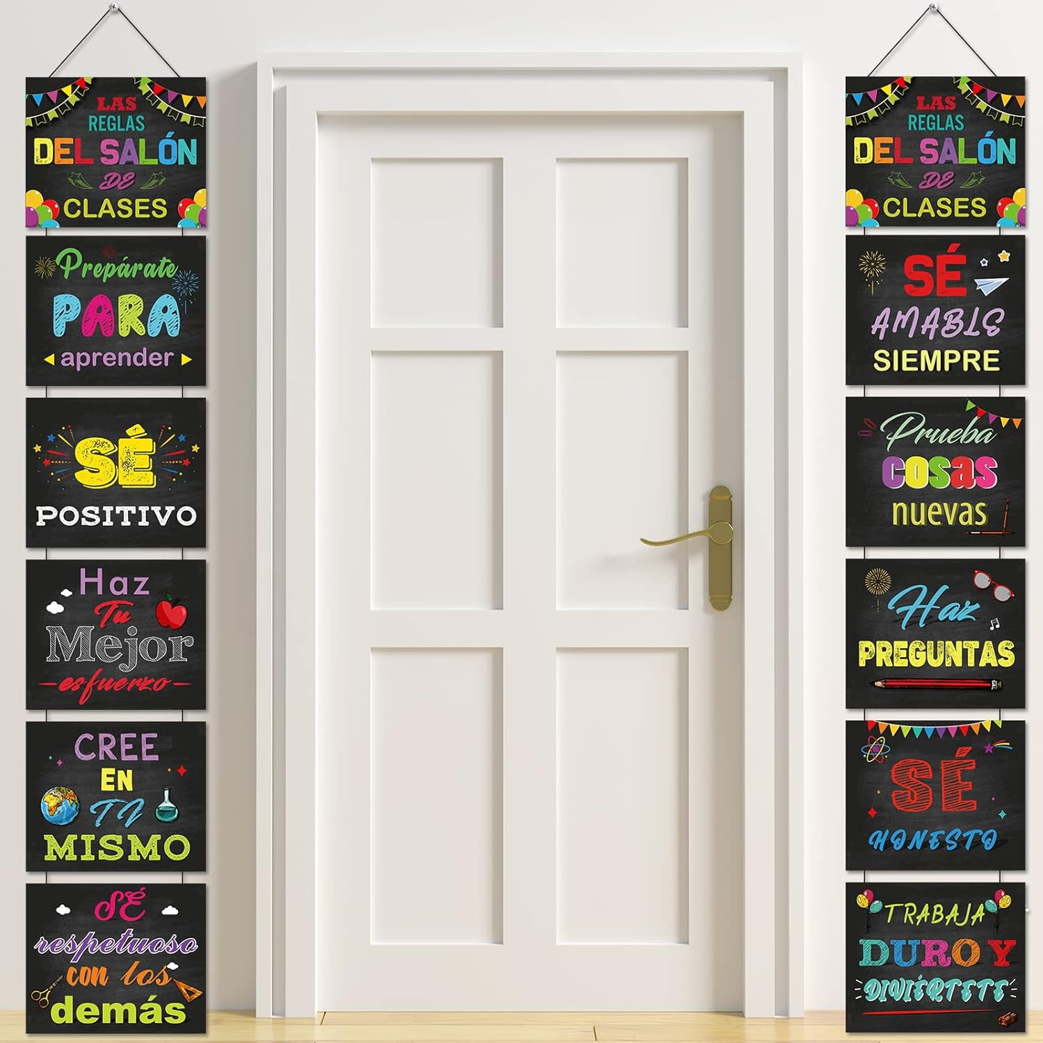 Spanish Classroom Decoration Motivational Banner Poster Positive Porch ...