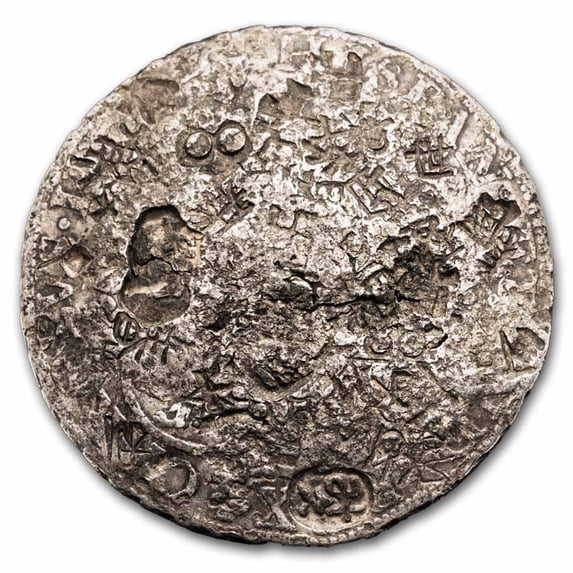 Spanish Colonial Silver 8 Reales (Heavily Chopmarked) - Walmart.com