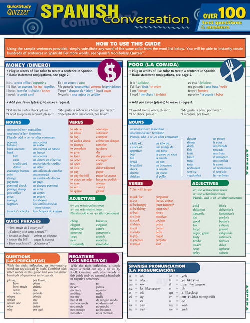 Spanish Conversation Quizzer (Other) - Walmart.com