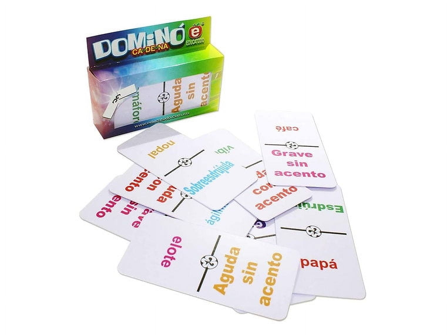 Spanish Domino Language-Arts - Accents; Domino-Acentuación - Walmart.com