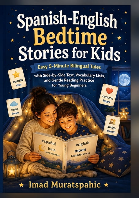 Spanish-English Bedtime Stories for Kids: Easy 5-Minute Bilingual Tales ...