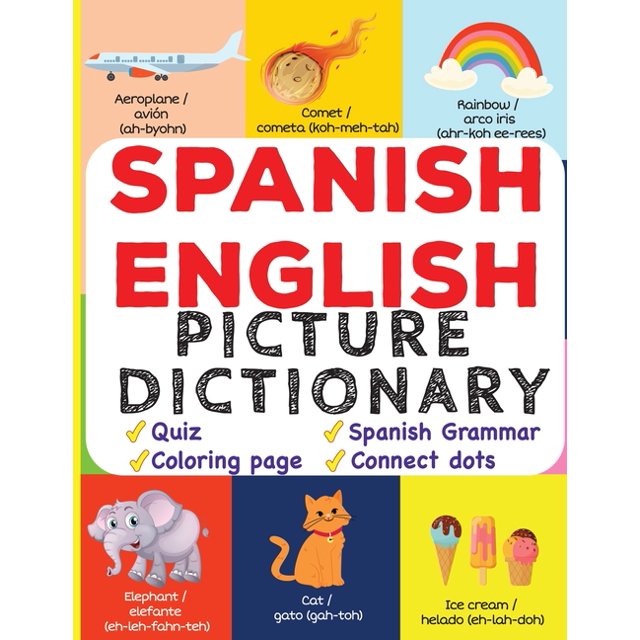 Spanish English Picture Dictionary (Paperback) - Walmart.com