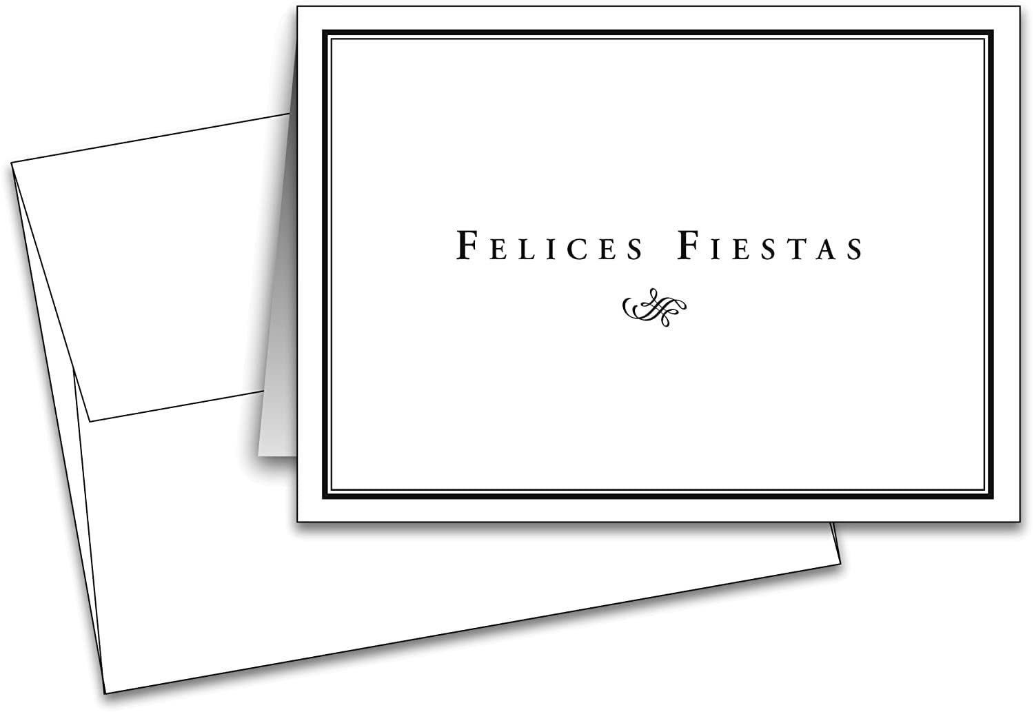 Spanish "Felices Fiestas" Tarjetas De Felicitación Y Sobres - 25 Por ...
