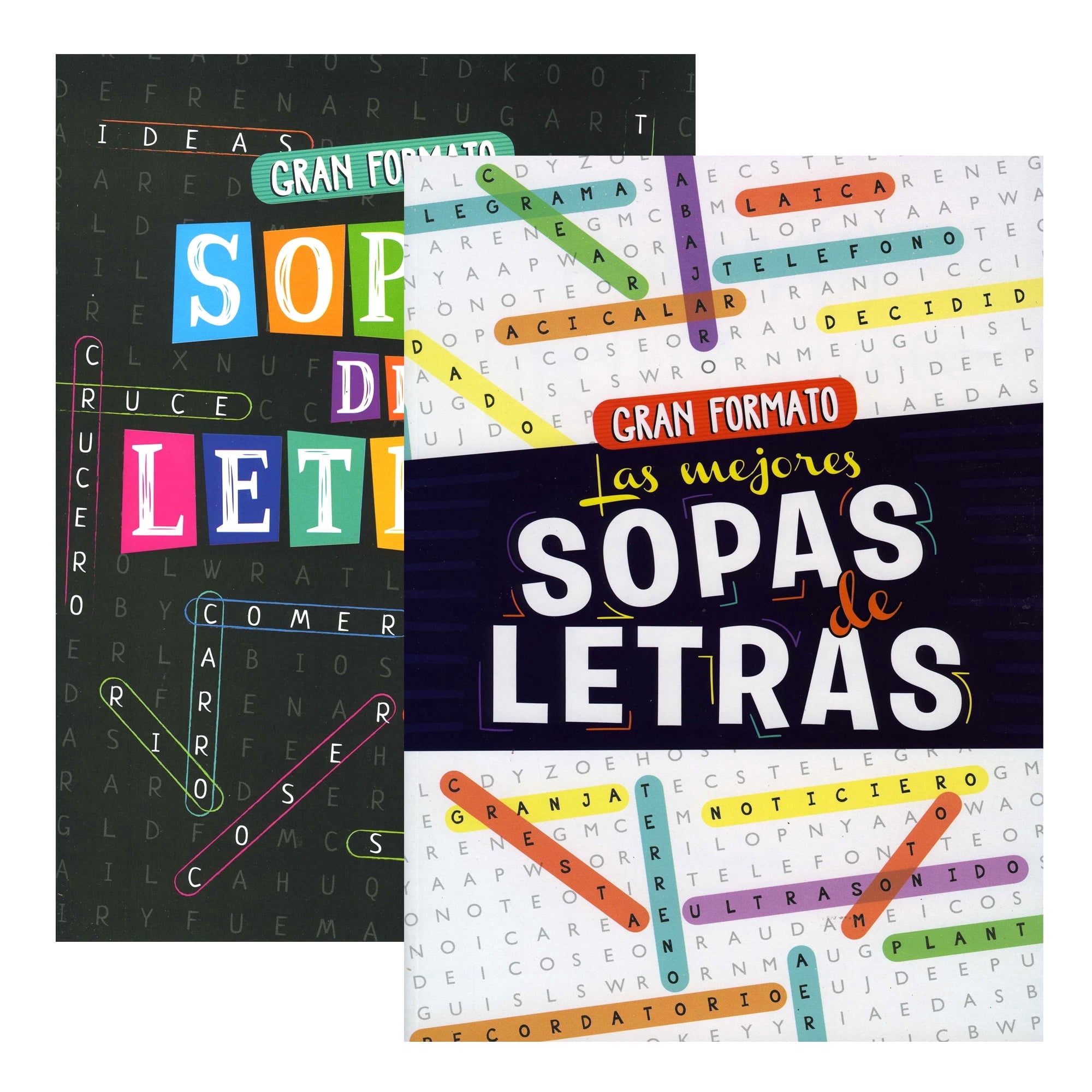 Spanish Find A Word Puzzle V, 2 Titles, Word Search Finds Words Books ...