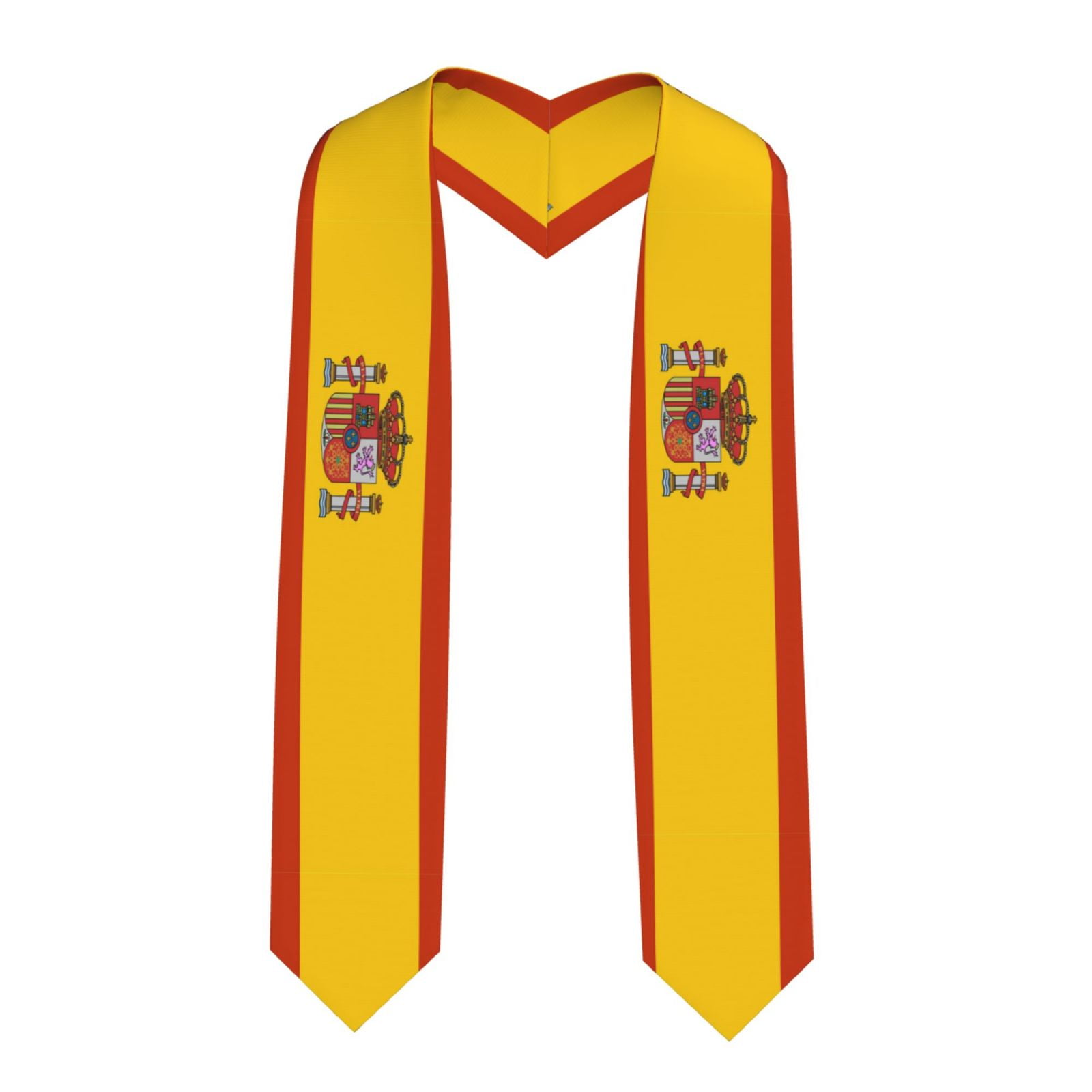 Spanish Flag Graduation Stole Class Shawl Sash Graduate For Graduates ...
