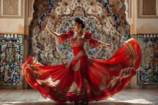 Spanish Flamenco Dancer Latina Woman Jigsaw Puzzles for Adults 500 ...