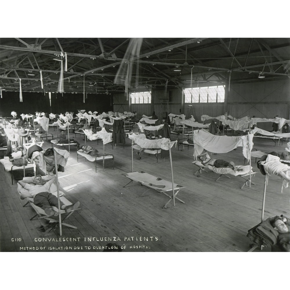 Spanish Flu Epidemic 1918-1919 In America History (24 x 18) - Walmart.com