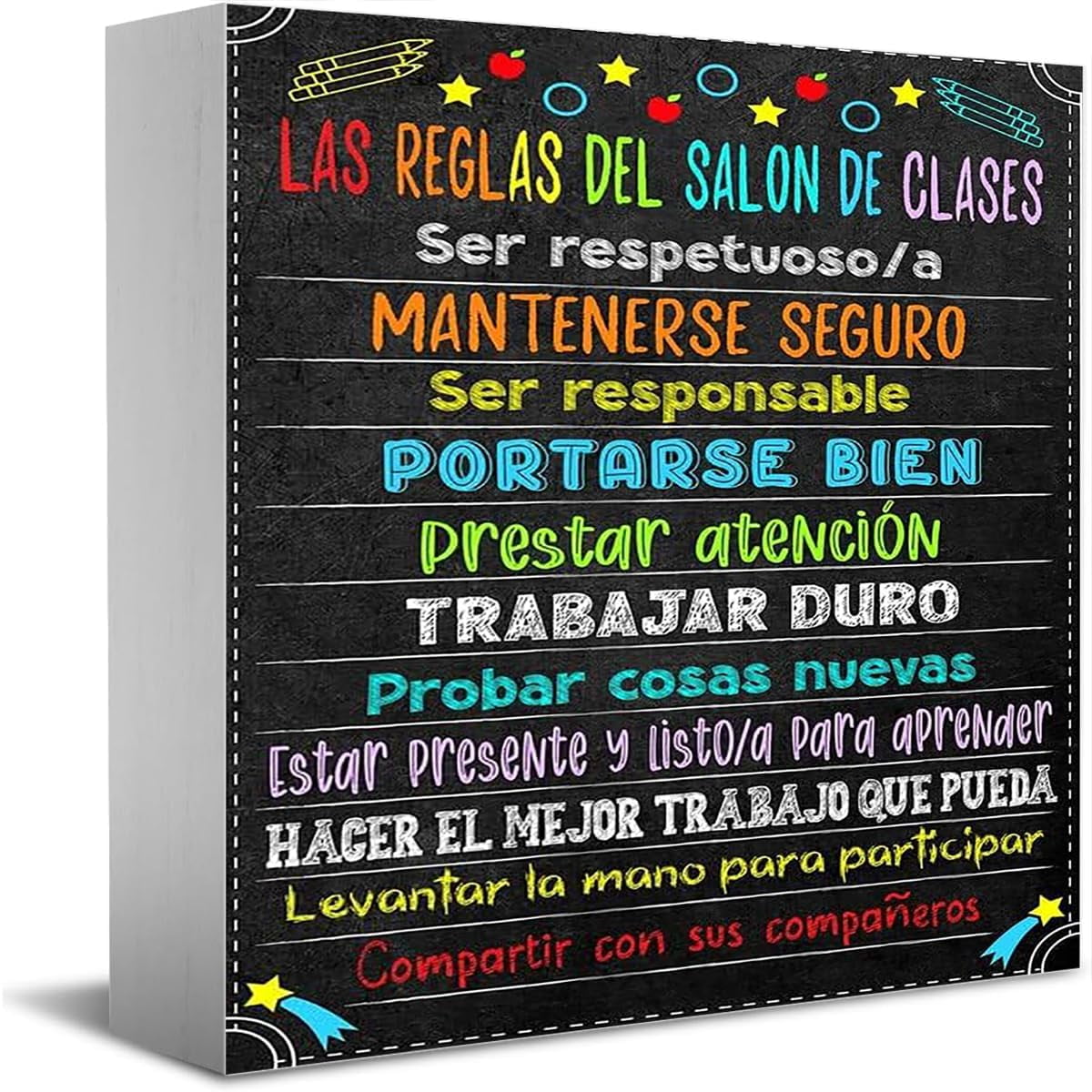 Spanish For Classrooms Decorations Motivational Spanish Class Rules ...