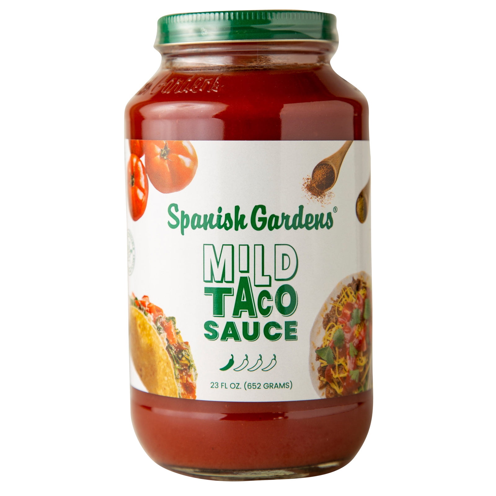 Spanish Gardens Taco Sauce, Mild, 23 oz (Liquids) (Shelf-Stable ...