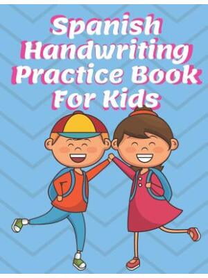 Spanish Handwriting Practice Book for Kids : Preschool & Kindergarten ...
