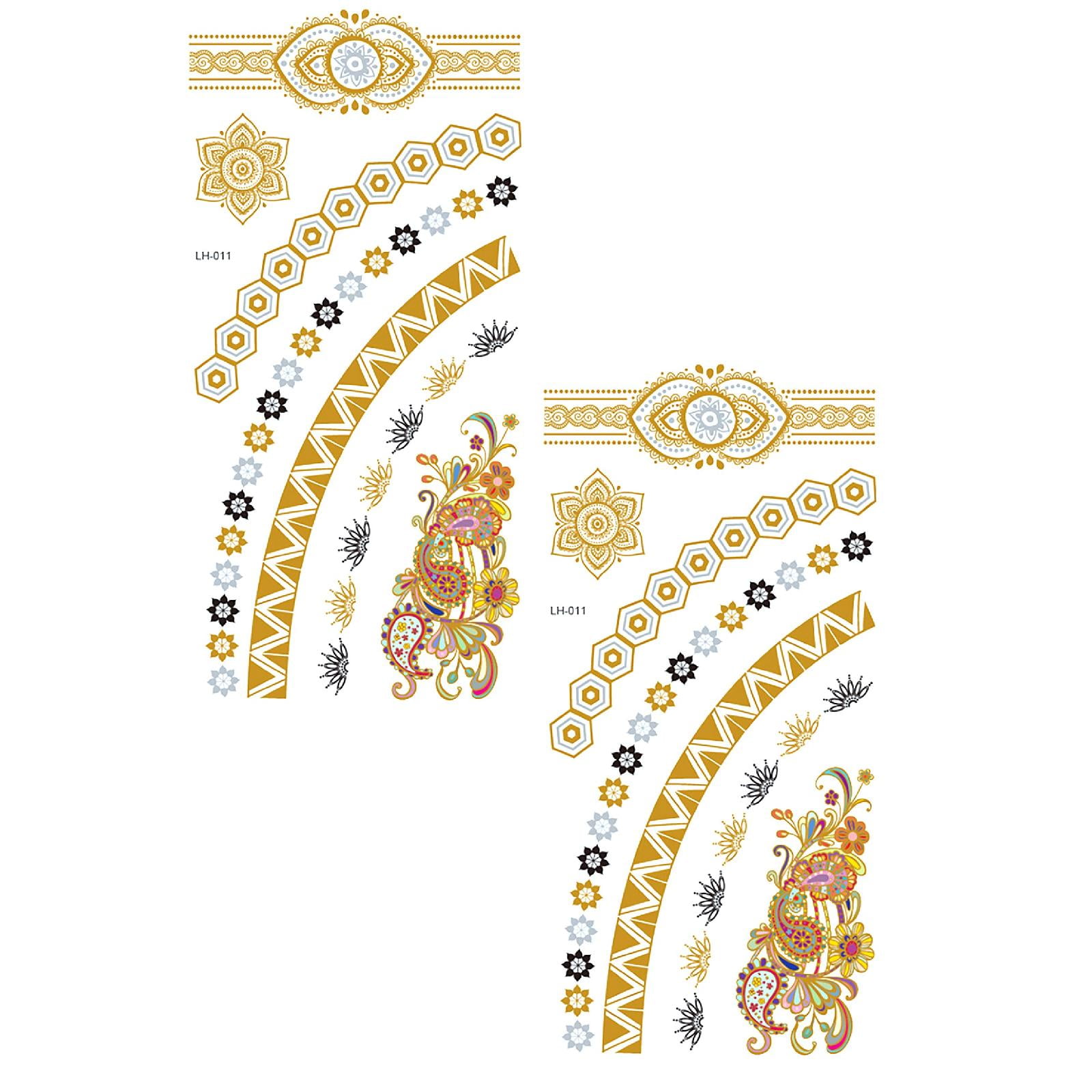 Spanish Heritage Month Temporary Tattoo, Tattoo, Waterproof, Metallic ...