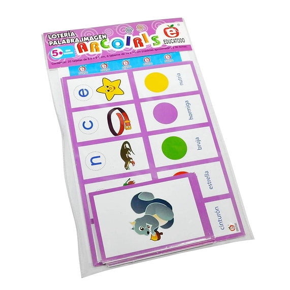 Spanish Language Arts-Lotería Arcoiris Palabra Imagen; Spanish Picture ...