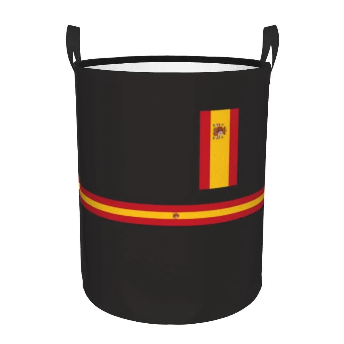 Spanish Laundry Basket Foldable Spain Coat of Arms Toy Clothes Hamper ...