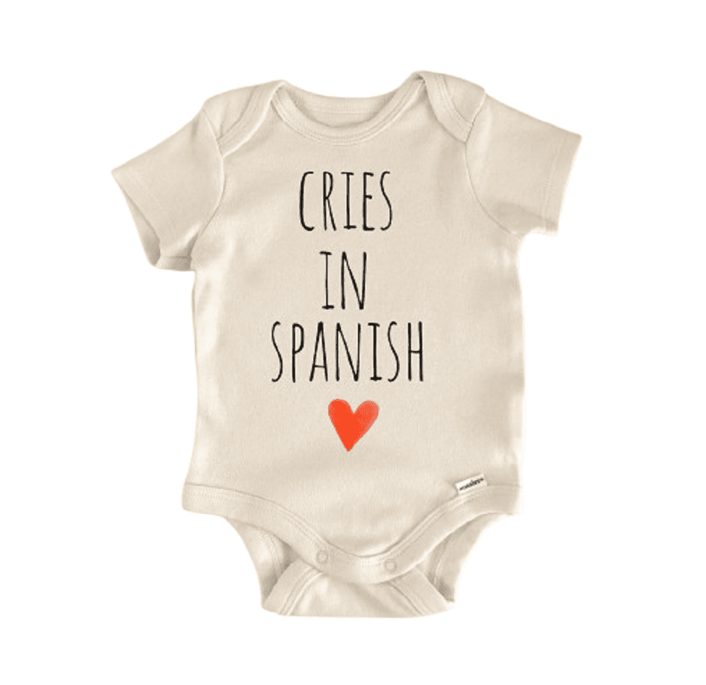Spanish Mexican - Baby Boy Girl Clothes Infant Bodysuit Funny Cute ...
