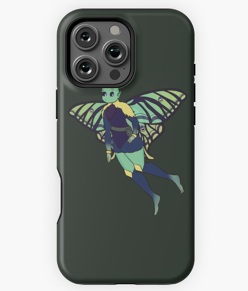 Spanish Moon Moth Fairy Fantasy Art N5712 Phone Case for iPhone 17 16 ...