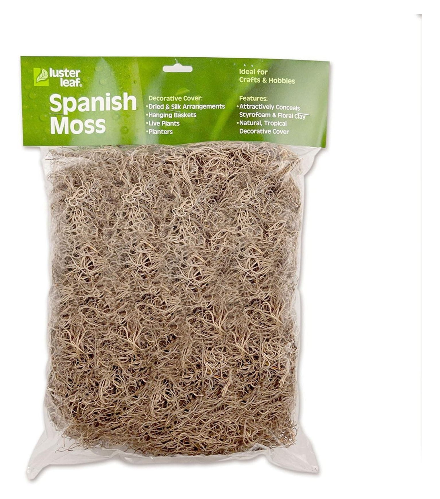 Spanish Moss-350 Cubic Inches 1220 (2) - Walmart.com