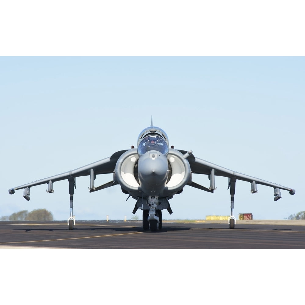 Spanish Navy AV-8B Harrier at Rota Naval Air Station Spain. Poster ...