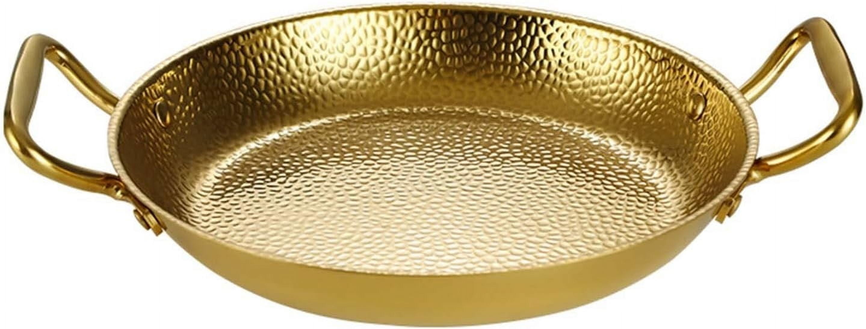 Spanish Paella Pan, Professional Stainless Steel Double Ears Pan ...