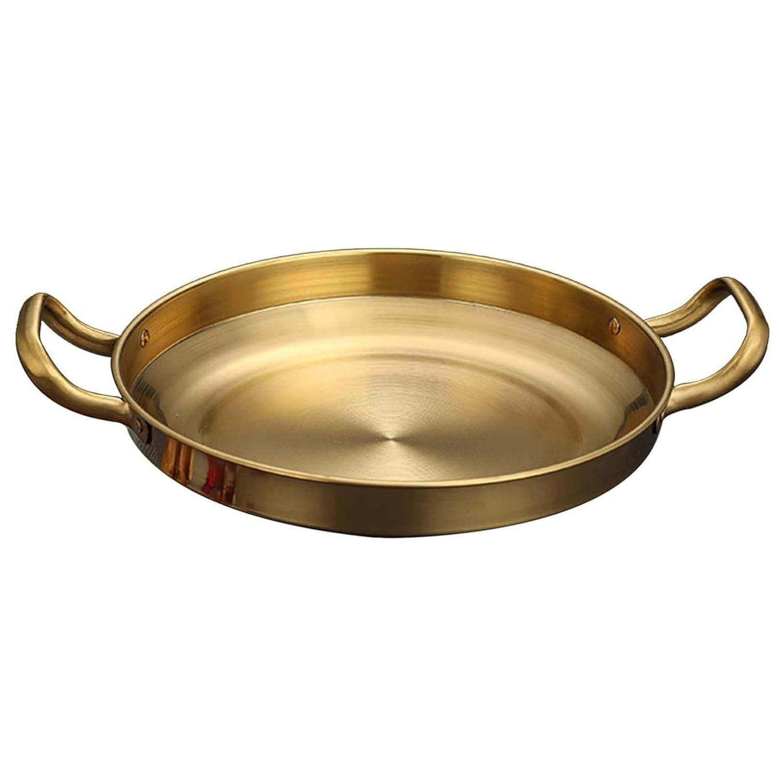 Spanish Paella Pan with Dual Handle, 304 Stainless Steel Nonstick ...