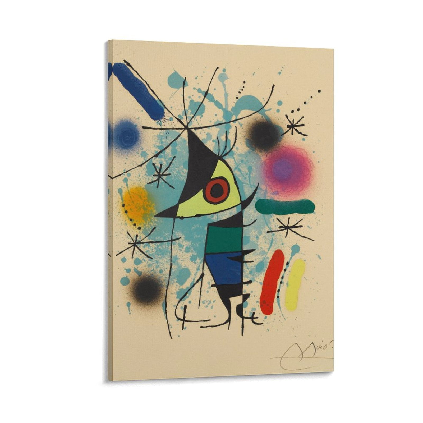 Spanish Surrealism Painter Joan Miró The Singer Abstract Poster ...