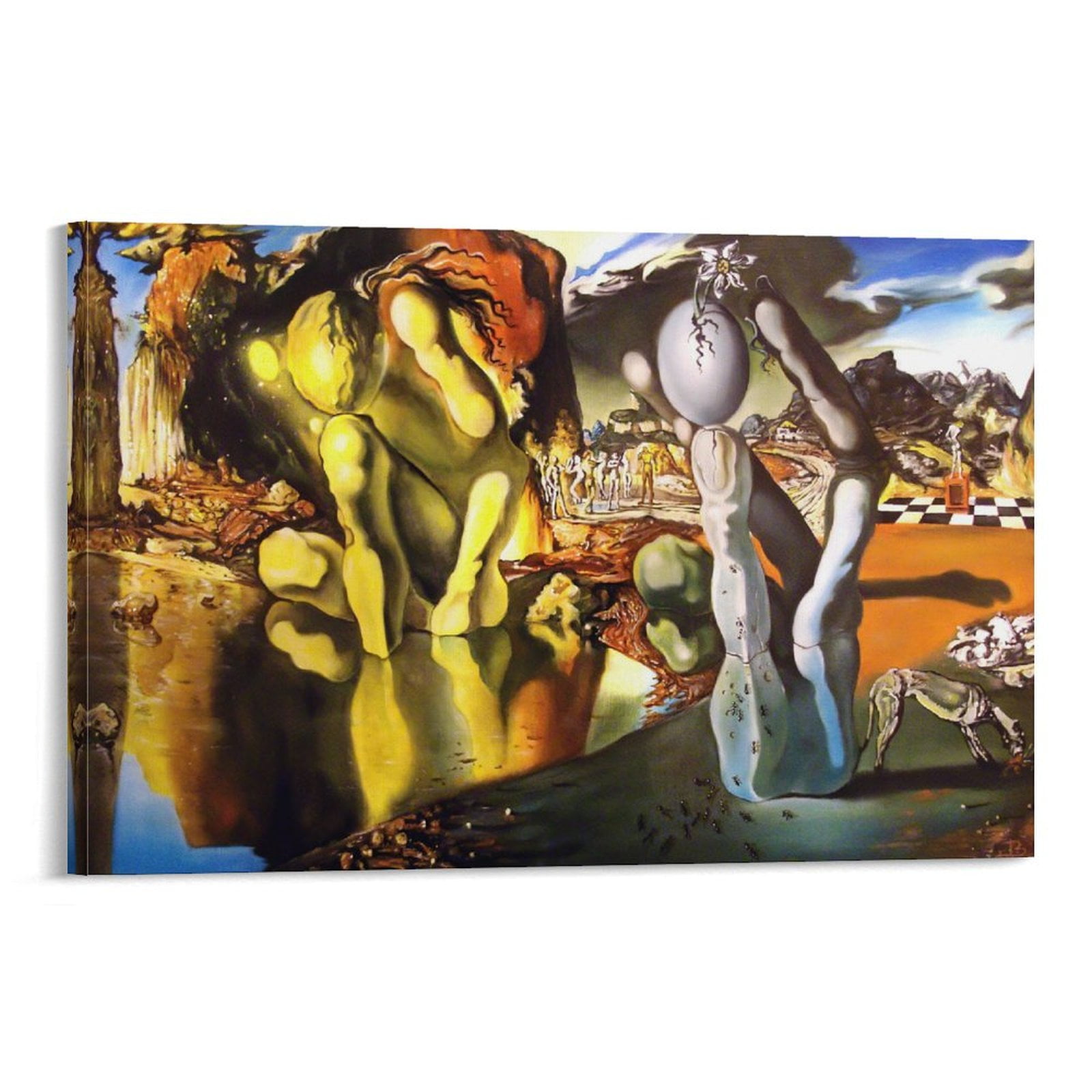 Spanish Surrealist Artist Salvador Dalí Metamorphosis of Narcissus ...