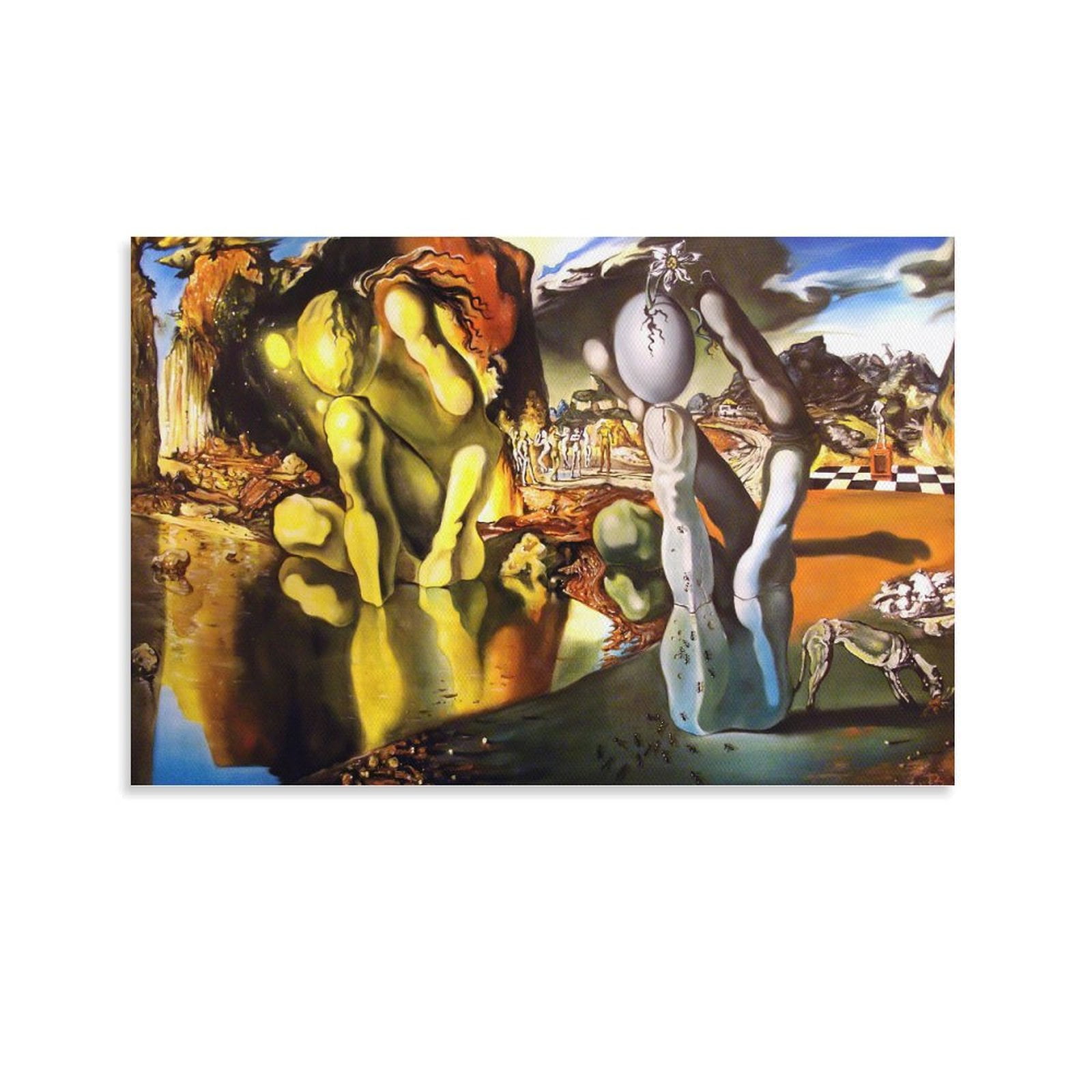 Spanish Surrealist Artist Salvador Dalí Metamorphosis of Narcissus ...