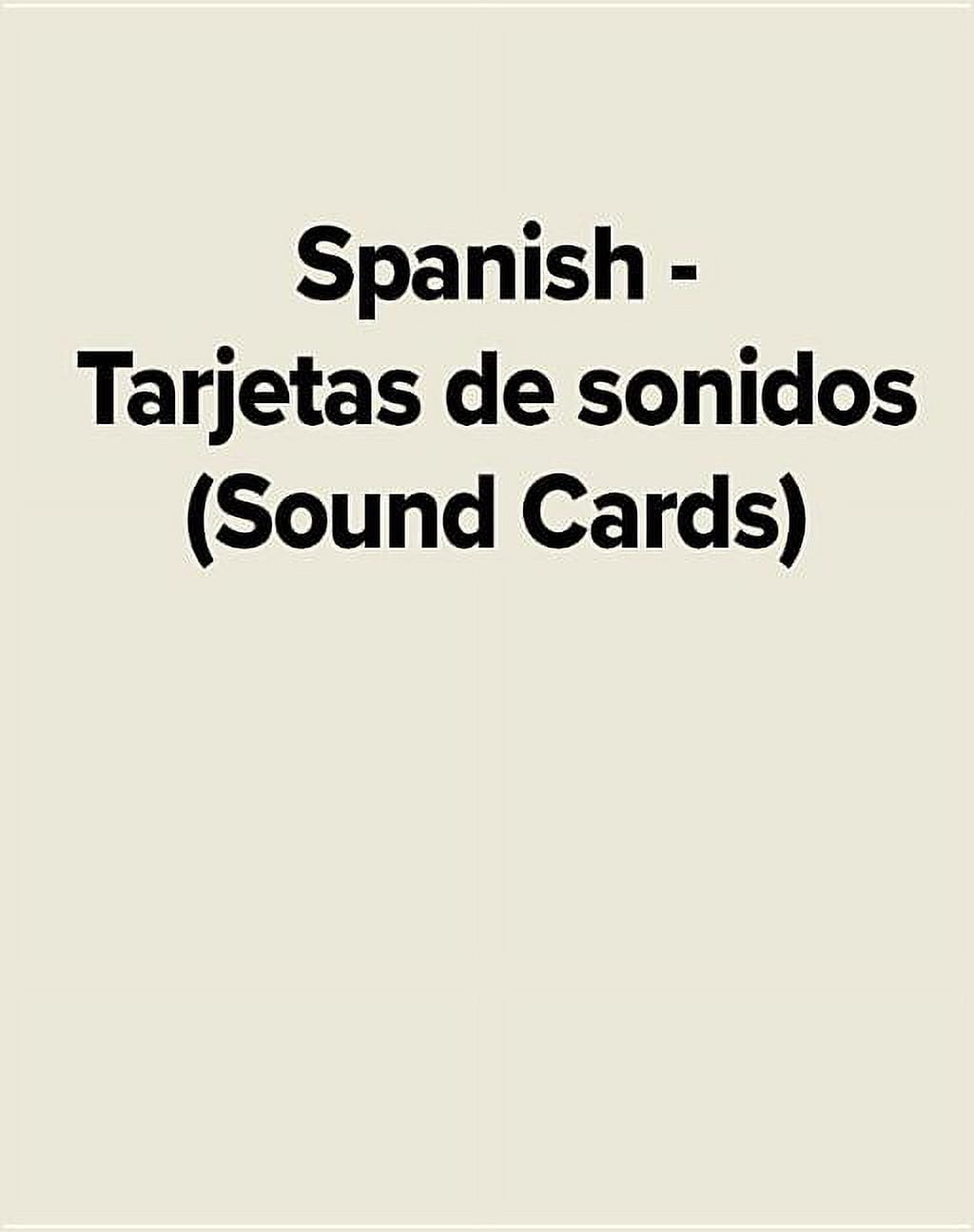 Spanish - Tarjetas de Sonidos (Sound Cards), (Hardcover) - Walmart.com