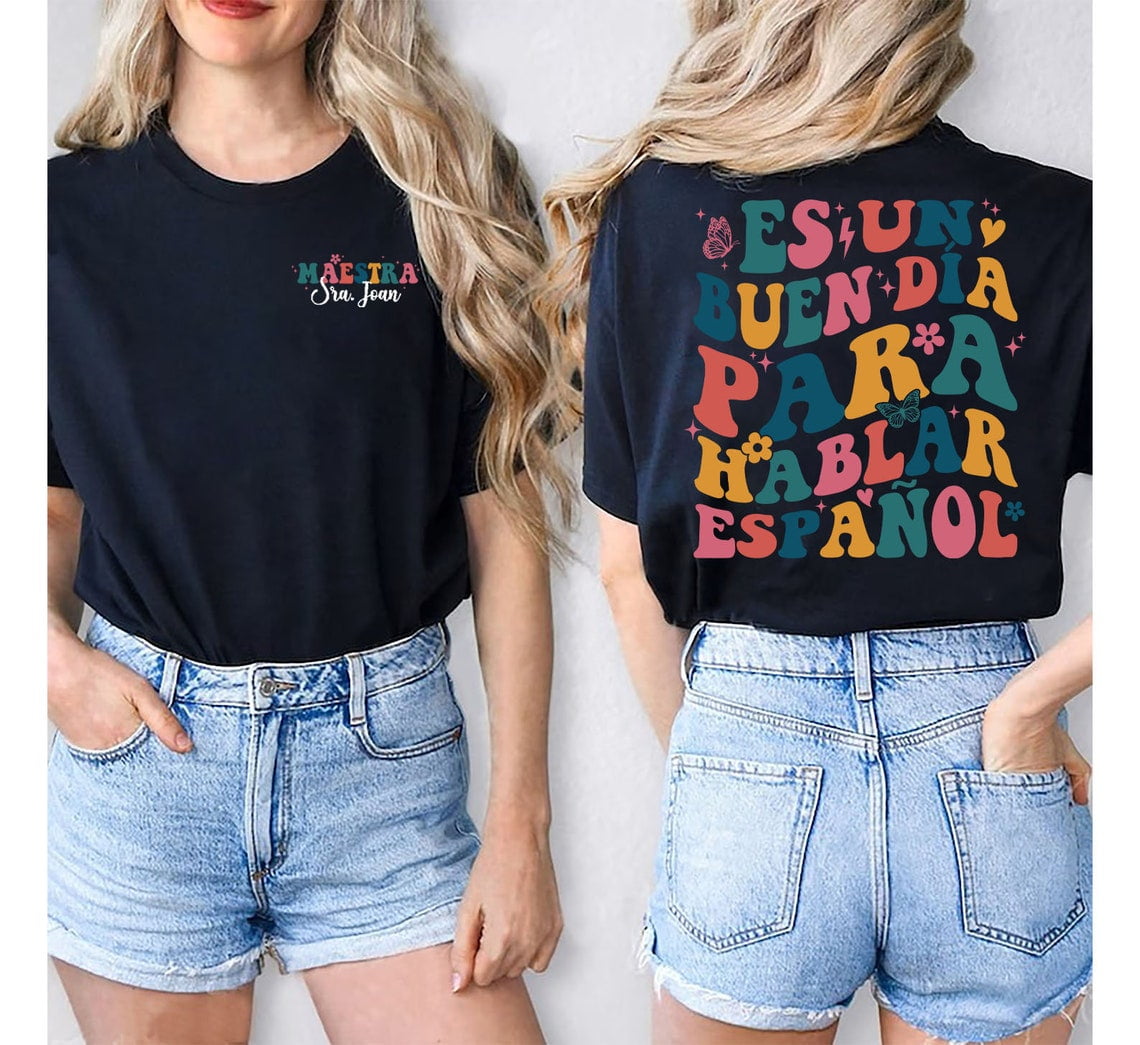 Spanish Teacher Sweatshirts Maestra T Shirts Spanish Teacher Ts