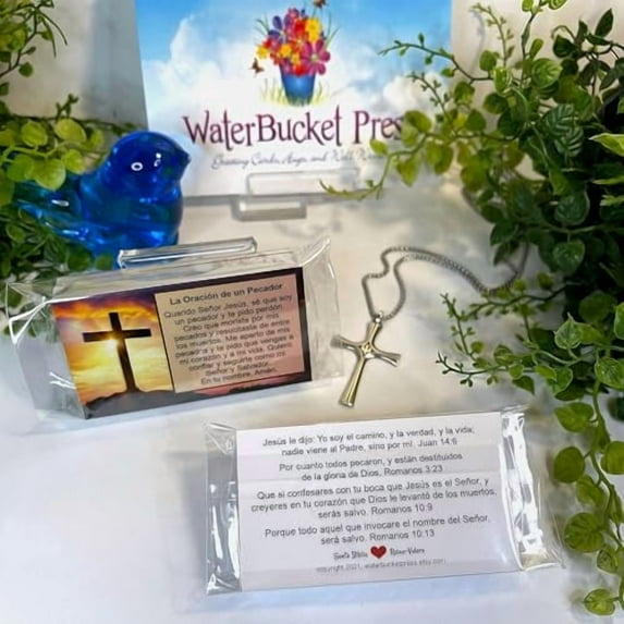 Spanish Version, A Sinner's Prayer Pocket Cards, Spanish Scripture ...