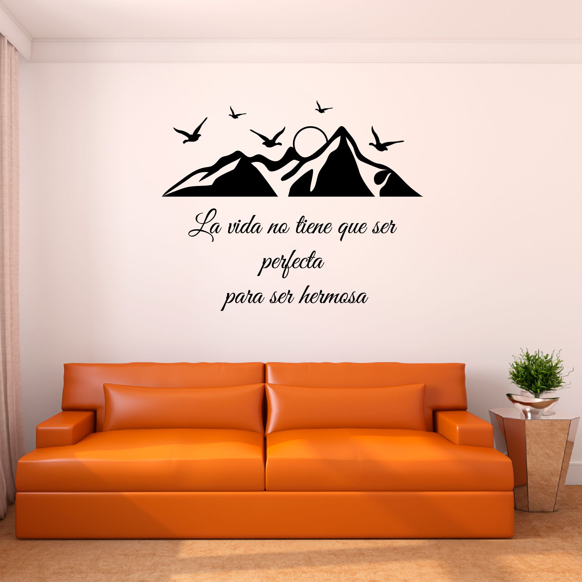 Spanish Wall Decals for Girls Bedroom - La vida no tiene que ser ...
