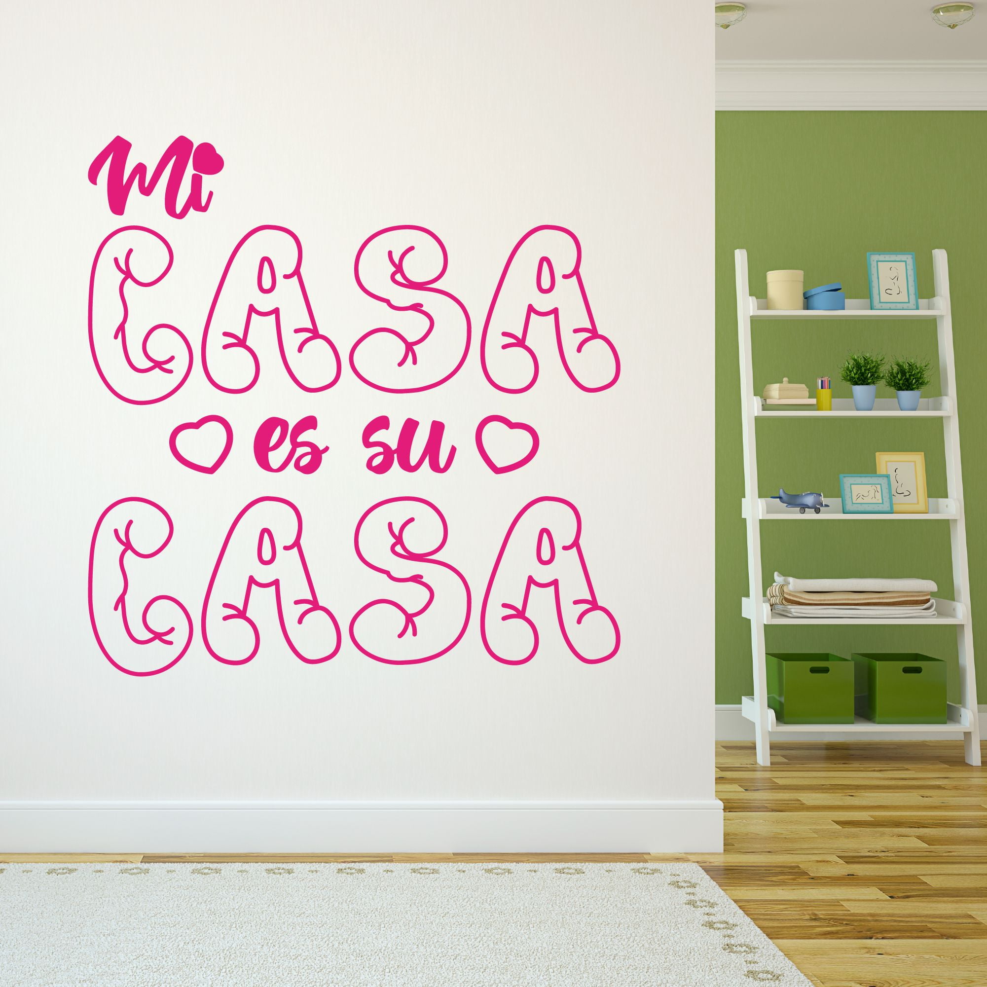Spanish Wall Decals for Family Hallway - Mi casa es su casa Spanish ...