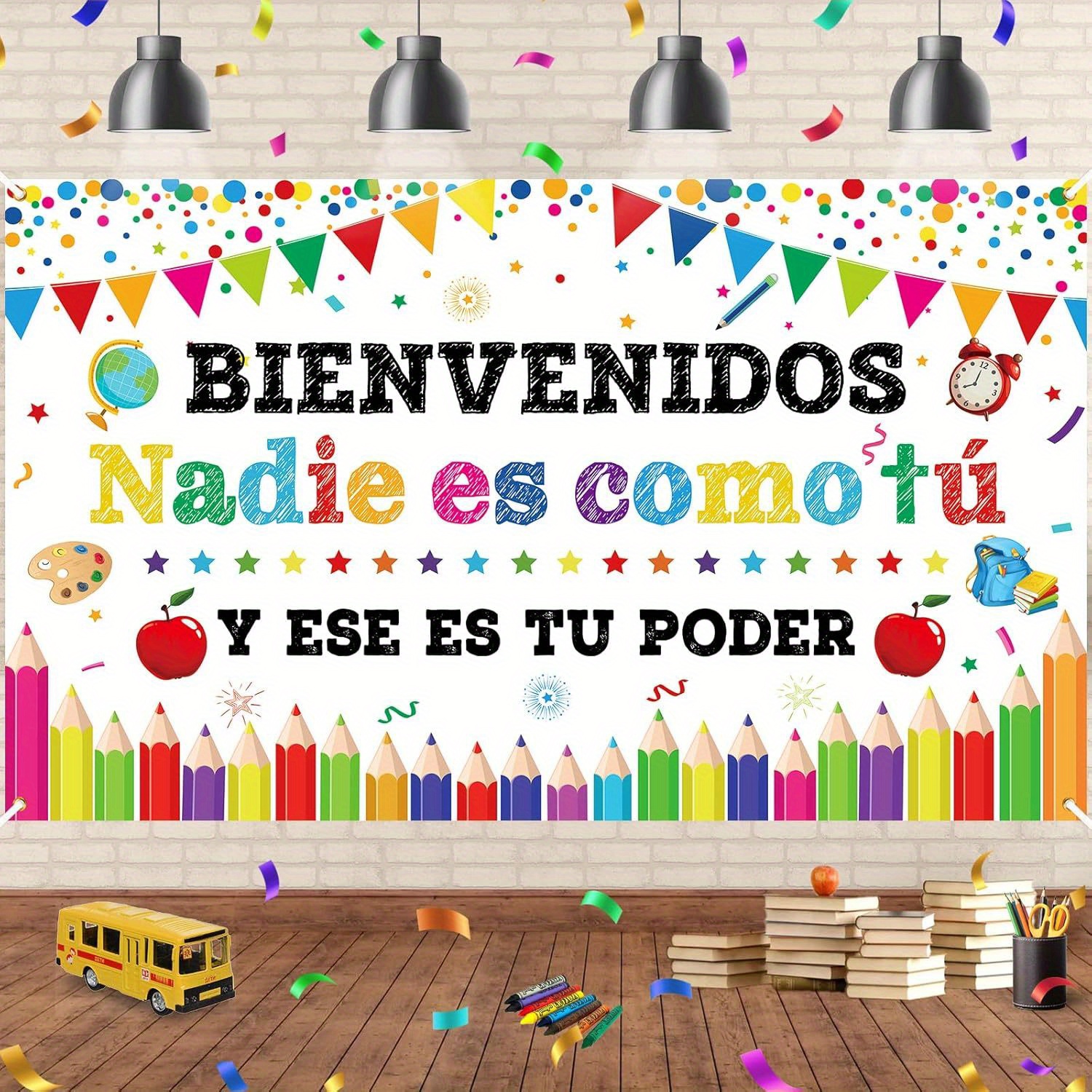 Spanish Welcome Back to School Banner - Banners - Durable Polyester ...