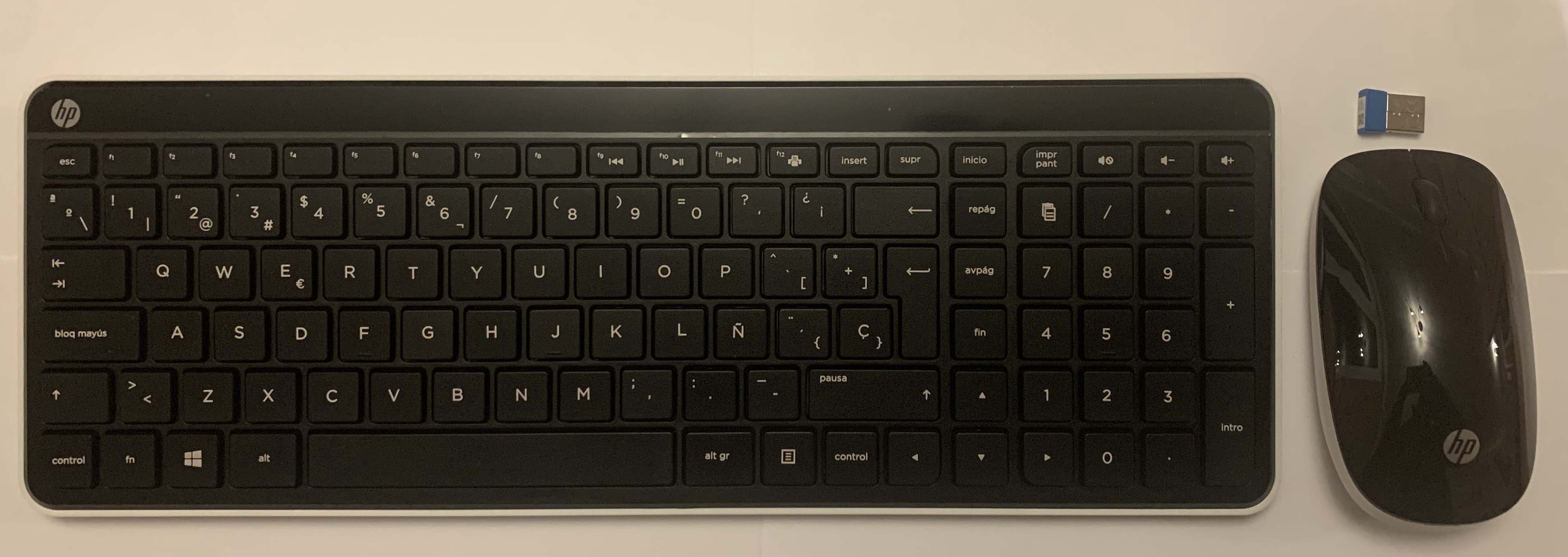 Spanish Wireless Keyboard and Mouse Spanish Computer Language Keyboard ...