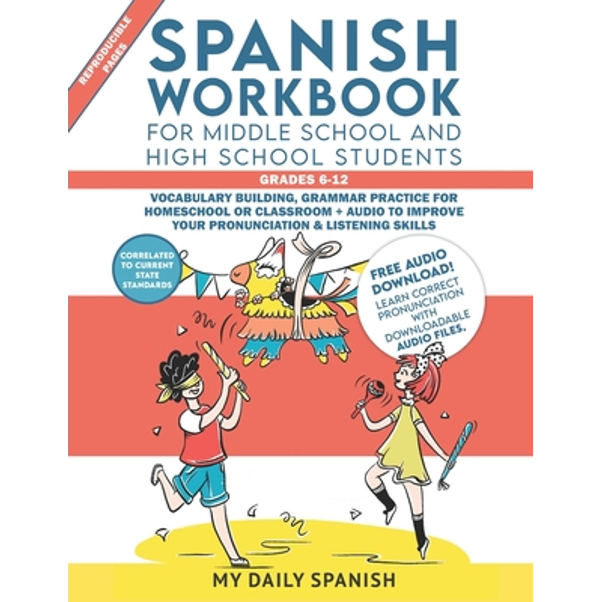 Pre-Owned Spanish Workbook for Middle School and High School Students ...