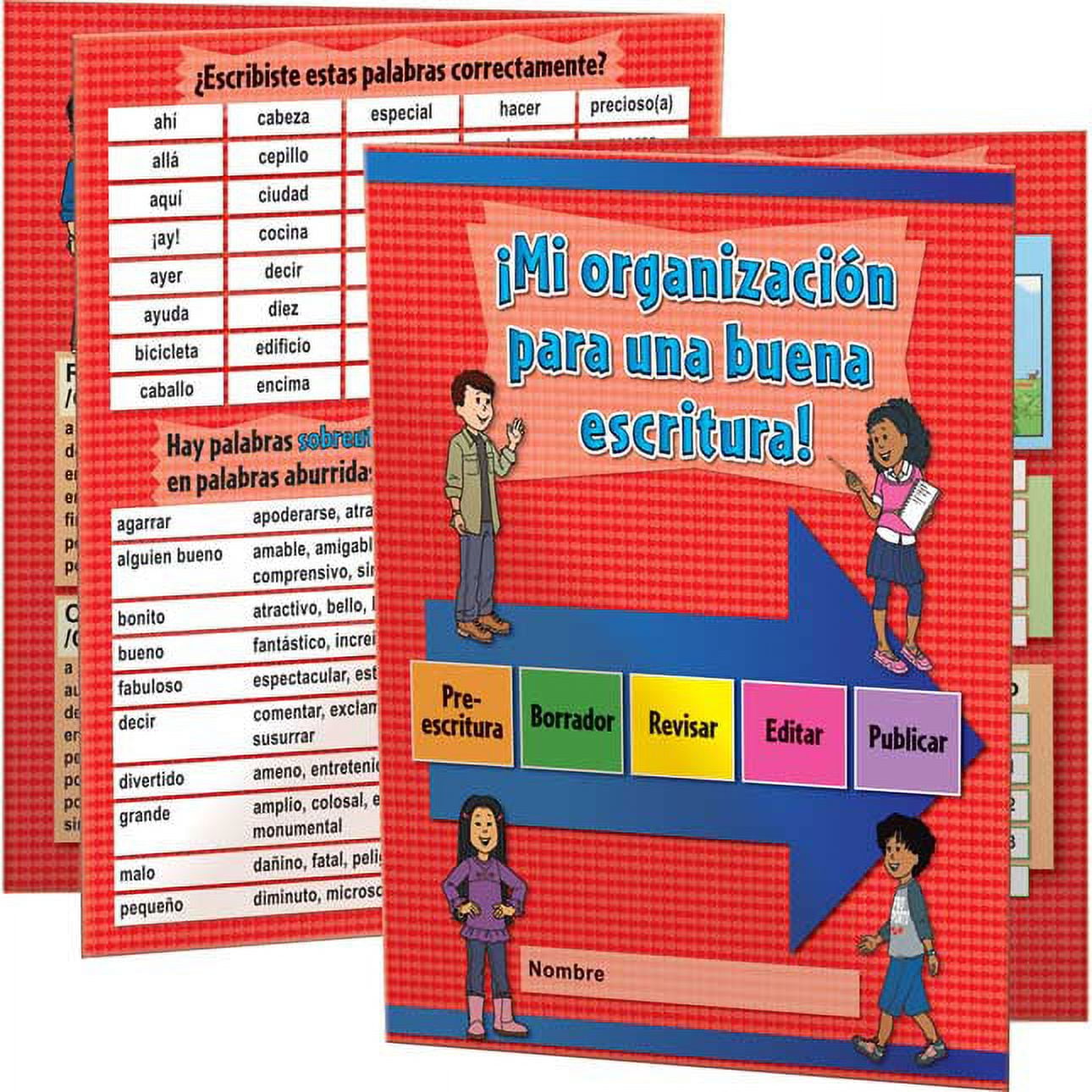 Spanish Writing Process Folder (Mi organizacion para una buena ...