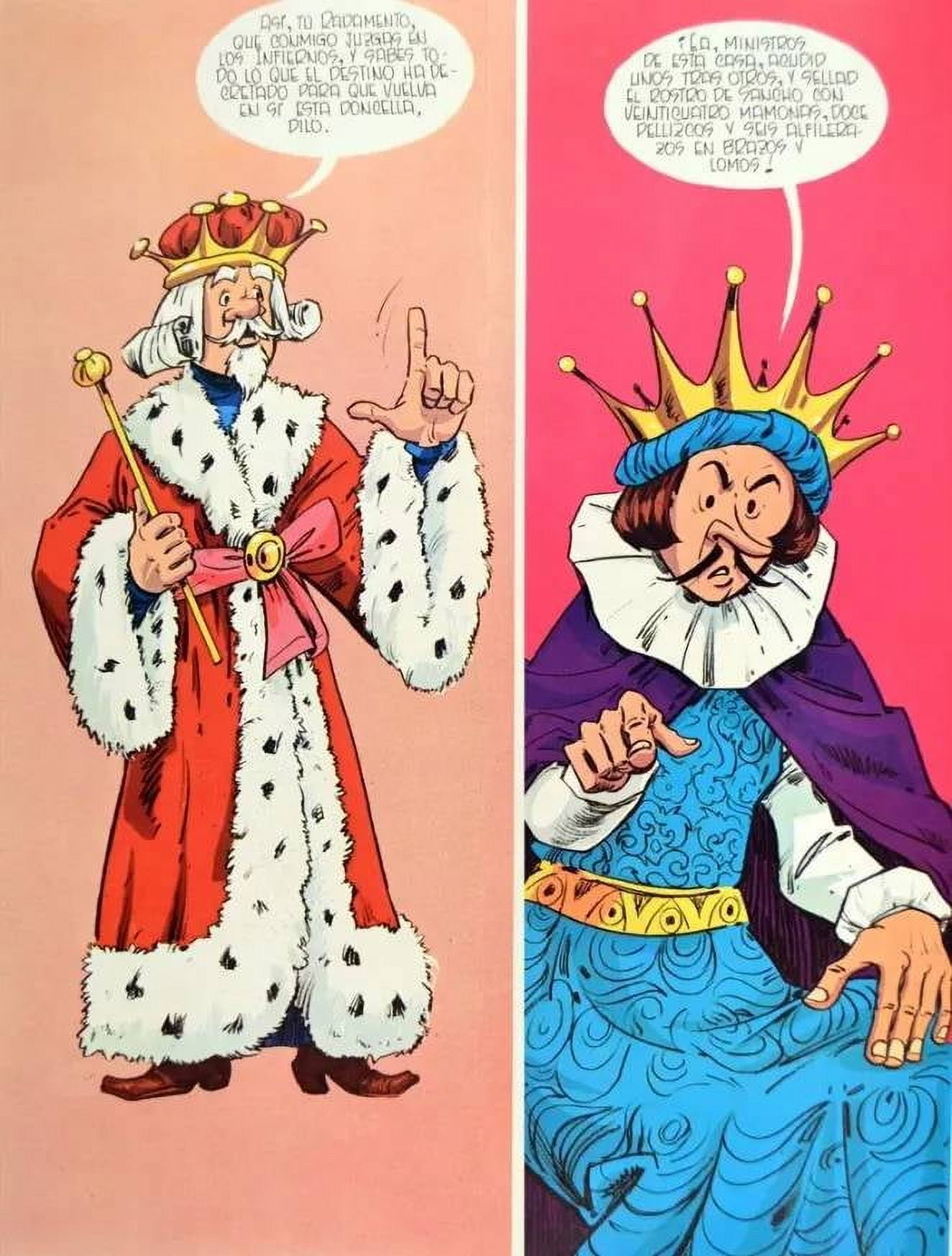 Spanish fun King & Prince argue Decorative Poster. Home Graphic Art ...