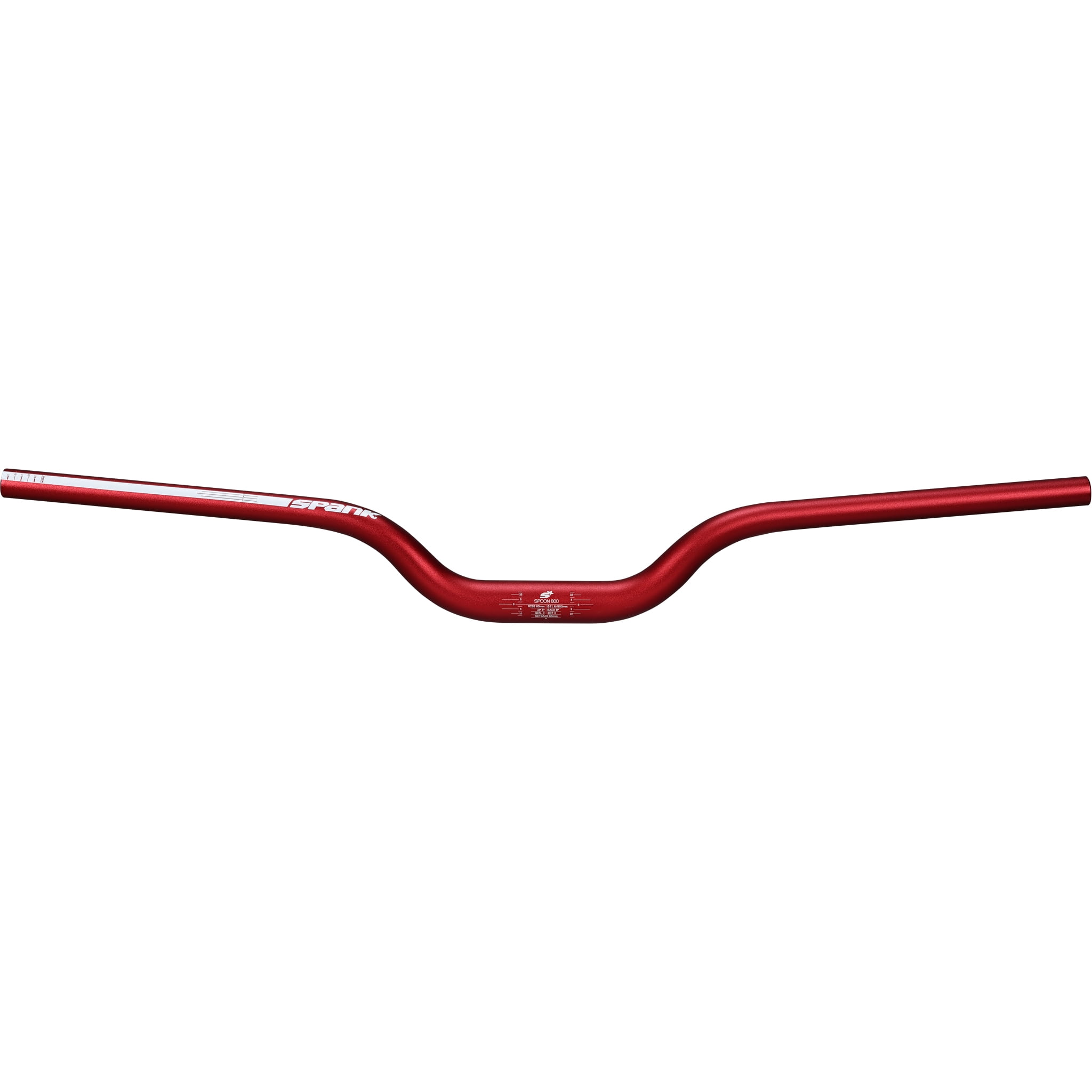 Spank Spoon 800 Handlebar - 31.8mm Clamp 800mm 60mm Rise Red - Walmart.com