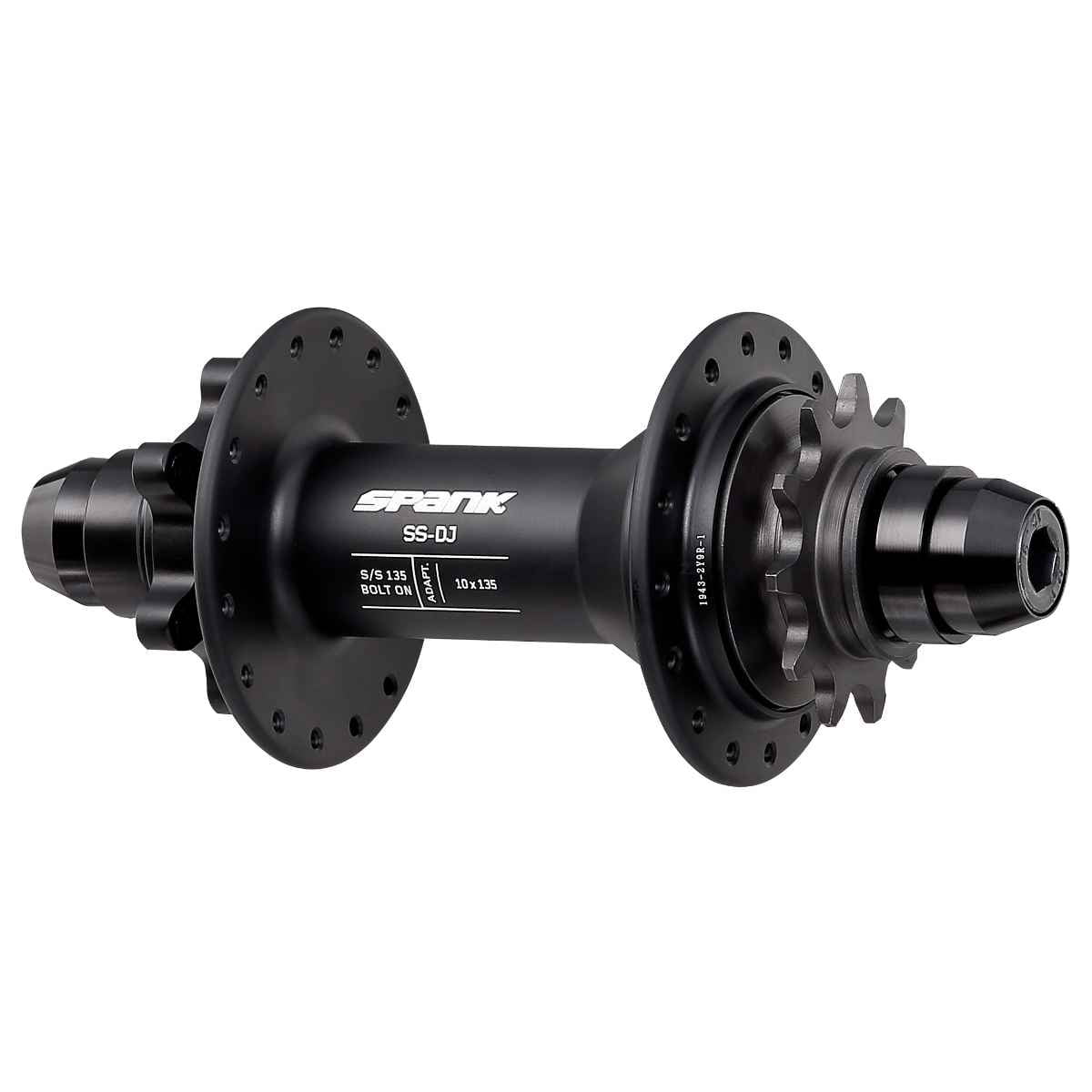 Spank Singlespeed 6B Disc Rear Hub, 32h, 10x135 Bolt-On - Walmart.com