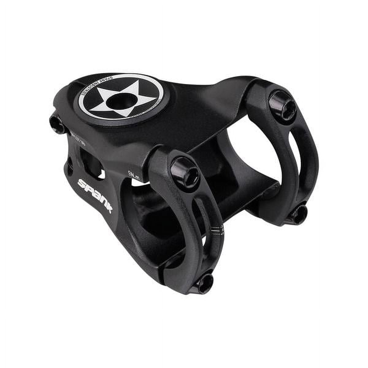 Spank Split Stem - 38mm 31.8 Bar Clamp +/-0 1 1/8" Aluminum Black ...