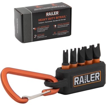 Railer Double Square Screwdriver Bit Set - Premium S2 Steel 1 Inch ...